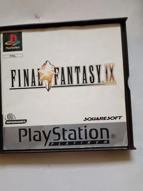 JEU PS1 PAL Complet En Boite Avec Notice - Final Fantasy 9 Platinium ...