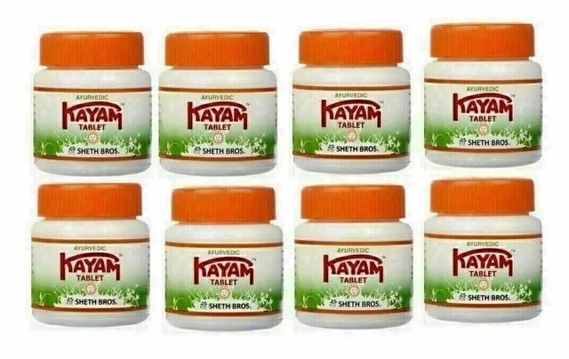 KAYAM CHURAN AYIRVEDIC Tablets 30 Tabs For Constipation Acidity (Pack ...
