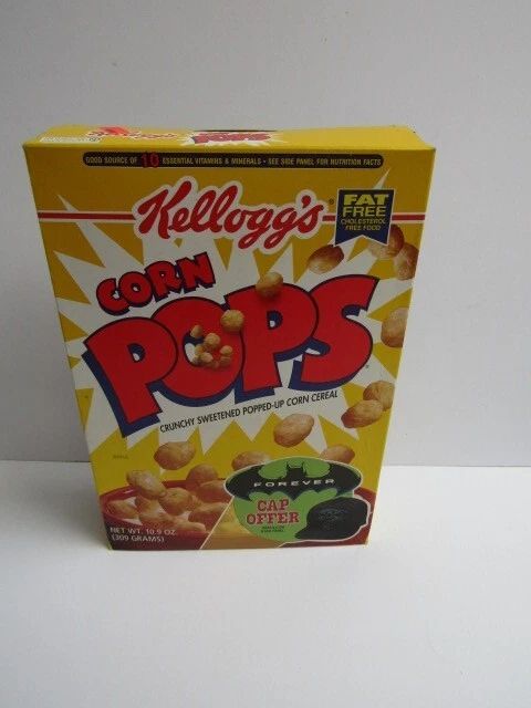 KELLOGGS CORN POPS Empty Cereal Box 1995 Batman Forever Cap Offer. £12. ...