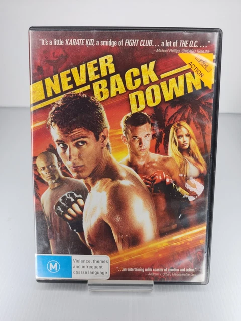 NEVER BACK DOWN DVD, 2008 Amber Heard Djimon Hounsou Sean Faris Evan ...