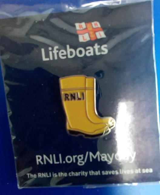RNLI PIN BADGE wellies Wellington Boot Lifeboat unopened pack. EUR 5,83 ...