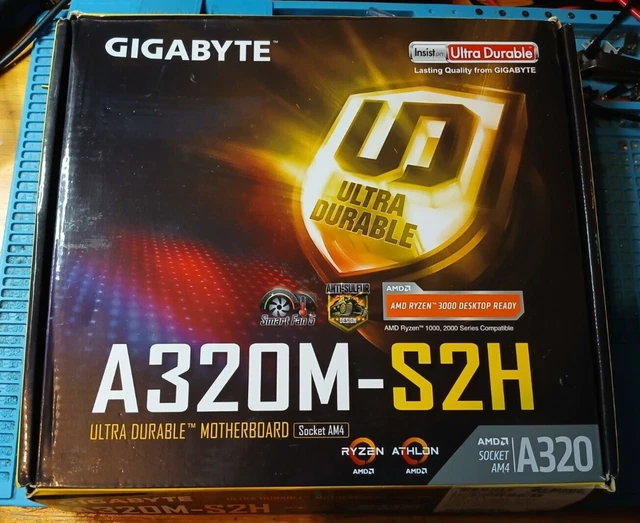 GIGABYTE GA-A320M-S2H MOTHERBOARD AMD A320 Socket AM4 2 x DDR4 ...