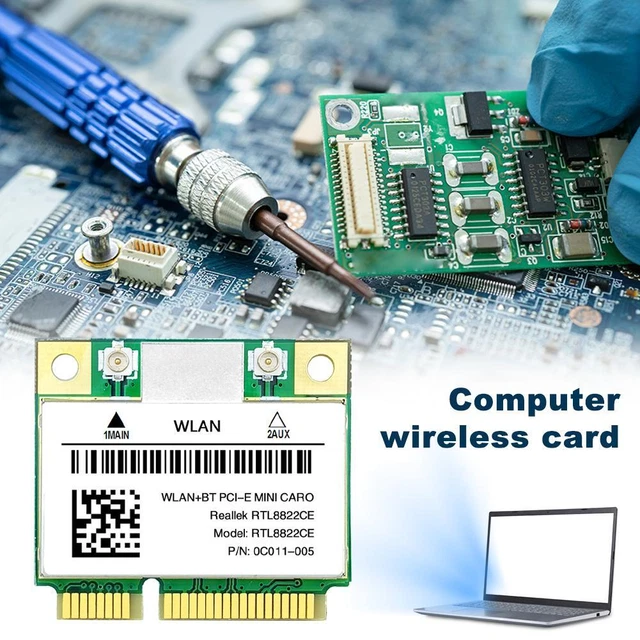 FOR RTL8822CE RTL8821CE Gigabit 5G dual-band built-in wireless network ...