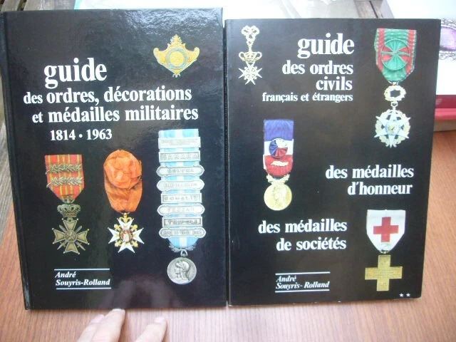GUIDE DES ORDRES Militaires + Guide des Ordres Civils, 2 vol. A ...