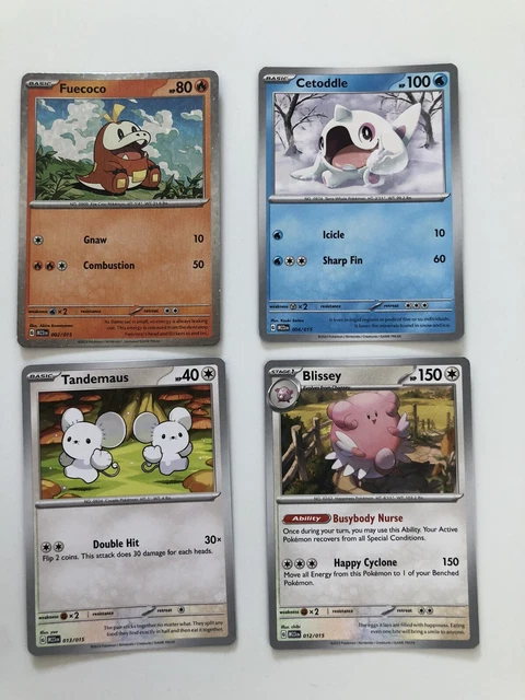 MCDONALDS HAPPY MEAL Pokemon Cards New Shiny Fuecoco $5.00 - PicClick AU
