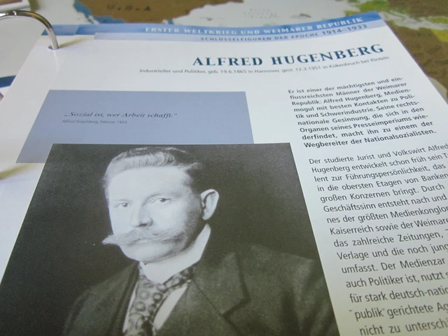 DEUTSCHE GESCHICHTE 1914-1933 Alfred Hugenberg 1865-1951 Industrieller ...