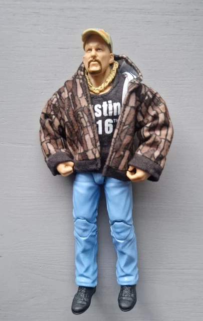 WWE STONE COLD Steve Austin Defining Moments Mattel figure loose £60.00 ...
