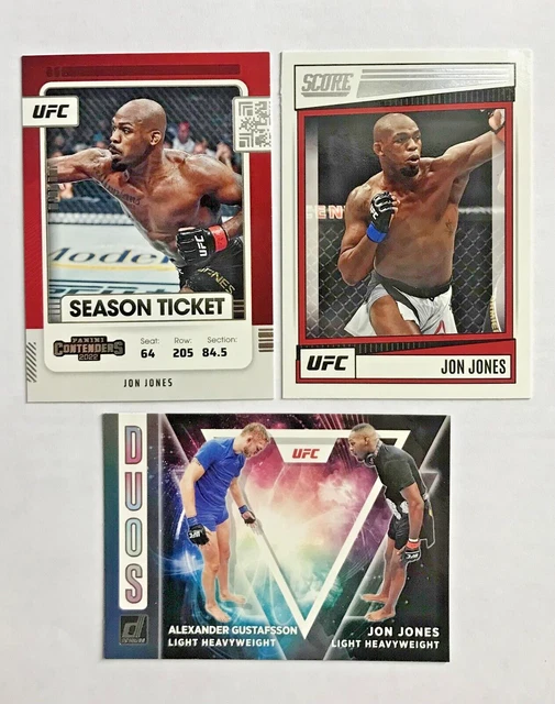 UFC PANINI DONRUSS, Chronicles Jon Jones (Set of 3 cards) EUR 1,00 ...