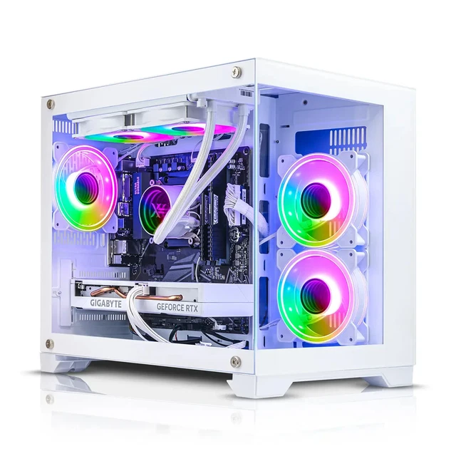 WHITE GAMING PC - Ryzen 7 7800X3D, RTX 4070 Super, 32GB DDR5, 2TB SSD ...