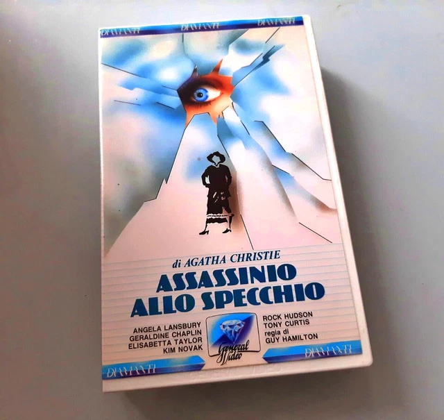 VHS ASSASSINIO ALLO Specchio Agatha Christie Film Angela Lansbury Rock ...