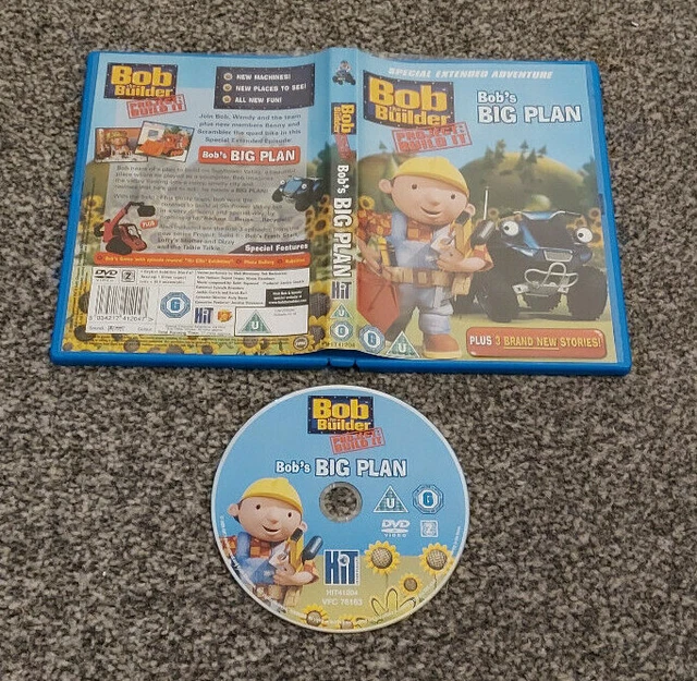 BOB THE BUILDER Bob's Big Plan Project Build It Kids Children Pal Dvd £ ...