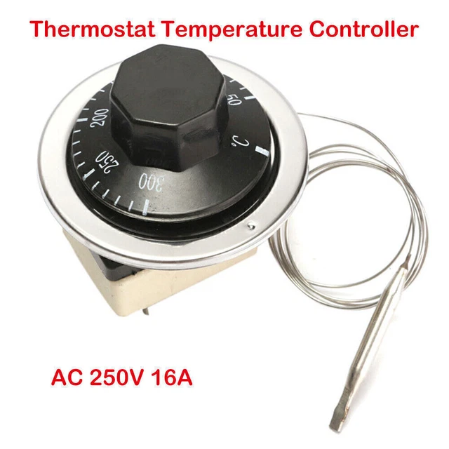 THERMOSTAT RÉGULATEUR DE température four thermostat pour CHAUFFAGE REFROIDISSEM EUR 9,64 ...