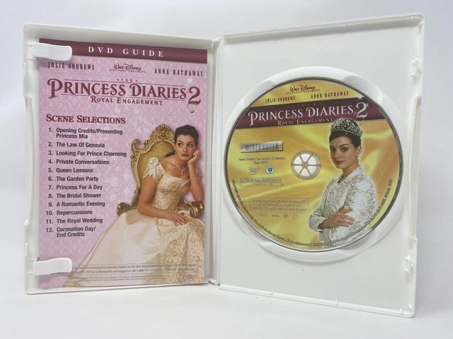 THE PRINCESS DIARIES 2 Royal Engagement (DVD, 2004) Disney Fast ...
