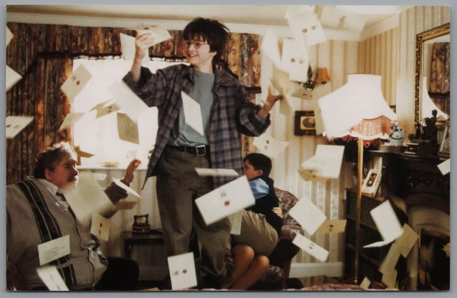 HARRY POTTER AT Dursley Home Letters Flying Philosophers Stone Postcard ...