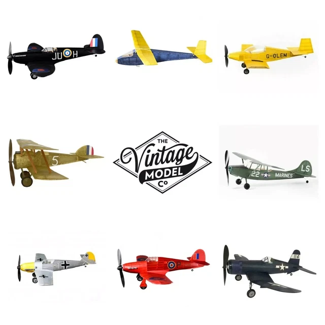 THE VINTAGE MODEL Company Flying Balsa Aircraft Kits Kiel Kraft DPR ...