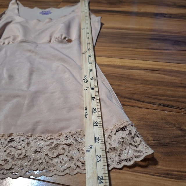 SPANX BY SARA Blakely S Shapewear Tank Cami Women’s Nude Slimming Lace ...