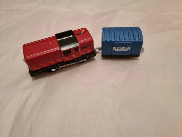 THOMAS THE TANK & Friends Trackmaster REVOLUTION SALTY TRAIN & BRENDAM ...