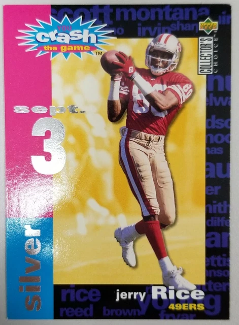 1995 COLLECTOR'S CHOICE Jerry Rice You Crash The Game argent EUR 0,92 ...
