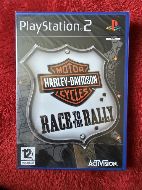 HARLEY-DAVIDSON MOTOR CYCLES Race To The Rally PAL PS2 Game New ...