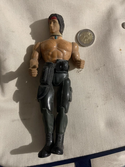 FIGURINE ARTICULÉE VINTAGE John Rambo Sylvester Stallone Rambo 1986 ...