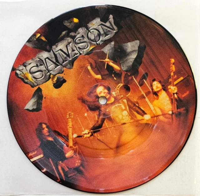 SAMSON RIDING WITH The 7" picture disc limited edition vinyl record ...