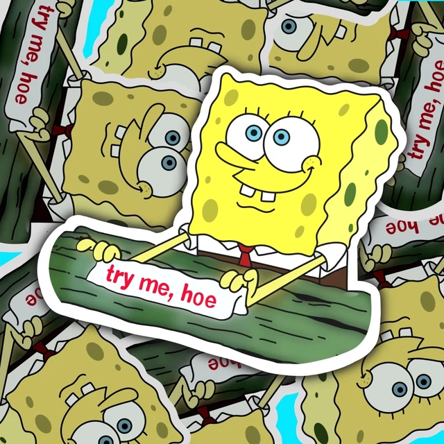 PATRICK STAR HAMMER Decal SpongeBob SquarePants Fun Sticker £3.97 ...