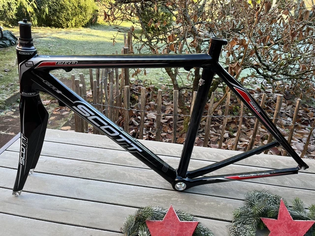 SCOTT CR1 PRO Rahmenset Carbon , Gr. M , RH 52, 1470 Gramm, Schwarz EUR ...