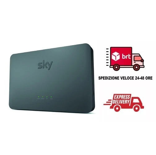MODEM ROUTER SKY WIFI Hub SR203 Fibra / Adsl Dual Band 2,4 Ghz - 5,0 ...