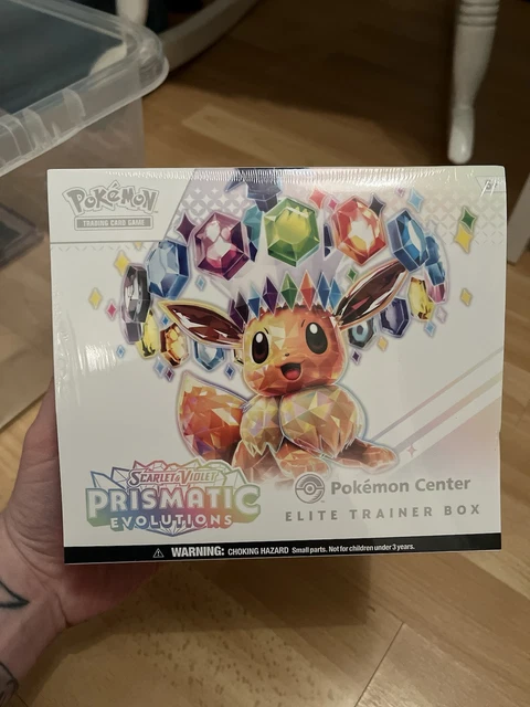 POKEMON PRISMATIC EVOLUTIONS Pokemon Center Elite Trainer Box Etb ...