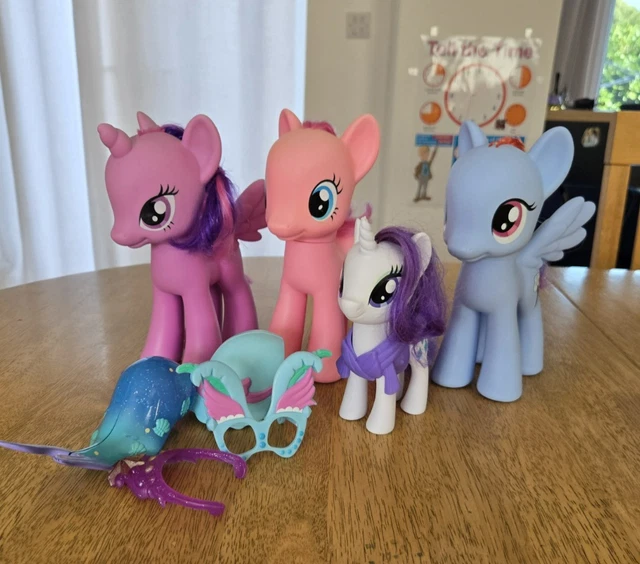 HASBRO MY LITTLE Pony Bundle Figures Pinkie Pie Rainbow Dash Twilight ...