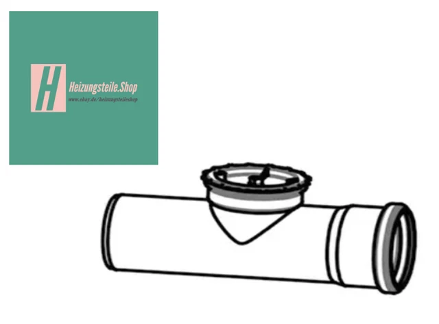 DAIKIN REVISIONSROHR DN 80, E8 RR einwandig, Kunststoff weiß, 155079. ...