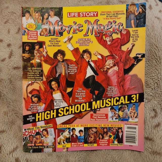 LIFE STORY MAGAZINE~MOVIE Magic:High School Musical 3~Disney~DEC2008 ...