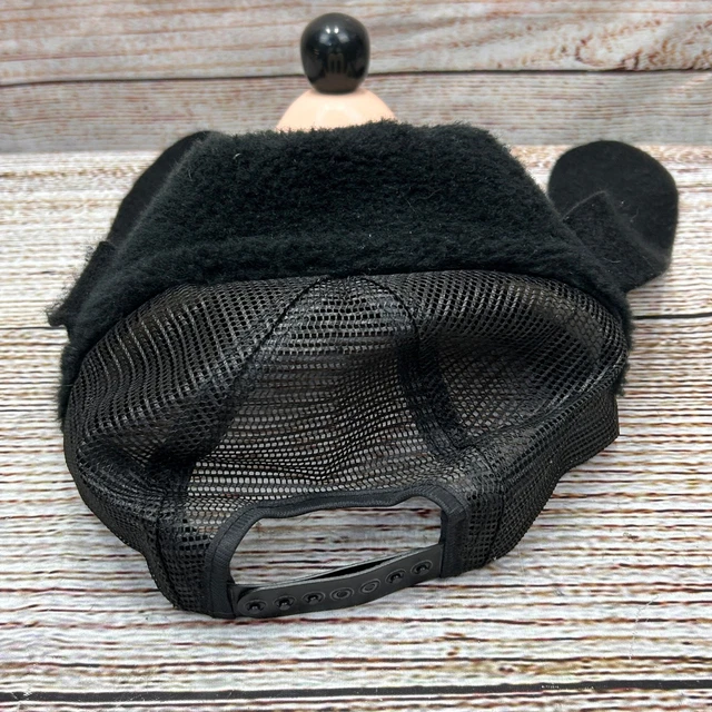 DISNEY GOOFY HAT Character Face Mesh Back Snapback Cap Trucker Felt ...