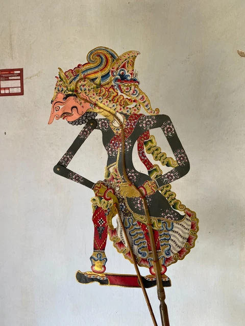 WAYANG KULIT JAVANESE Indonesia Shadow Puppet : Bisma £249.30 - PicClick UK