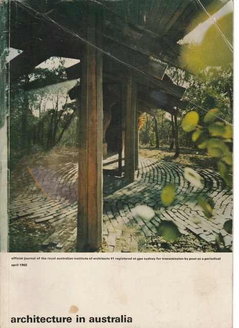 MAGAZINE , ARCHITECTURE in AUSTRALIA , APRIL 1968 $18.00 - PicClick AU