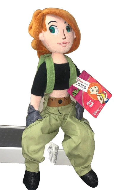 DISNEY STORE EXCLUSIVE Kim Possible Plush Doll Poseable Bendable NWT ...