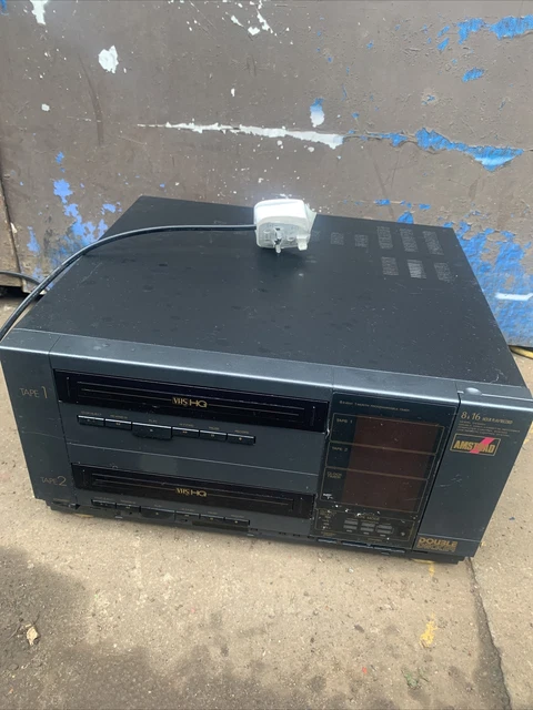 AMSTRAD DD8900 TWIN Double Decker VHS Video Cassette Recorder Player ...