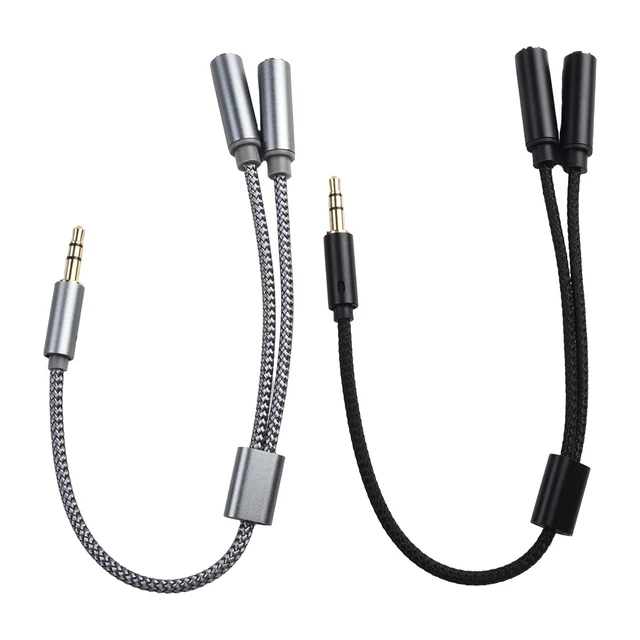 3 5MM AUDIO Splitter Y1 Interface Male to Twin Female Earphone ...