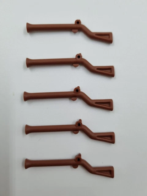 LEGO GUN 2561 soldier Flintlock Musket Pirate Reddish Brown NEW X5 (L2 ...