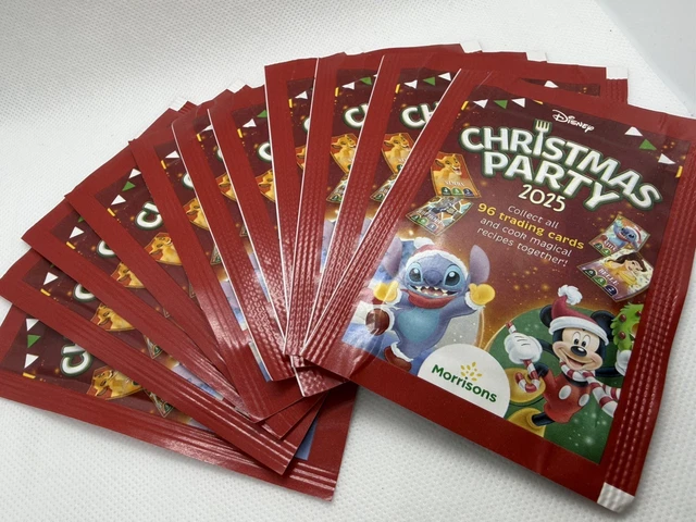 MORRISONS DISNEY 20TH Anniversary Christmas Party 2025 Packs x 11 ...