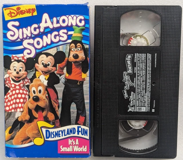 DISNEYS SING ALONG Songs Disneyland Fun: Its a Small World (VHS, 2001) $16.12 - PicClick CA