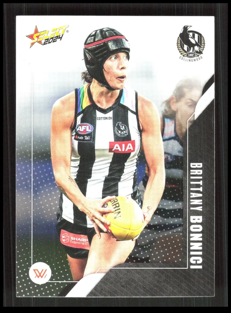 AFL 2024 SELECT Collingwood Brittany Bonnici 190 Card CB-1-4-A-24 $2.20 ...