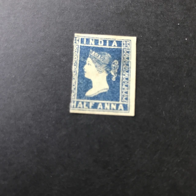 1854 BRITISH INDIA QV Half Anna SG 6 Mint Mounted Cat. £250 Sold as ...