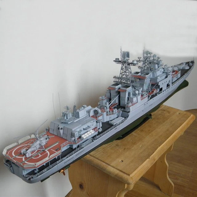 1/200 SCALE ADMIRAL Levchenko Destroyer Ship DIY Model Office ...