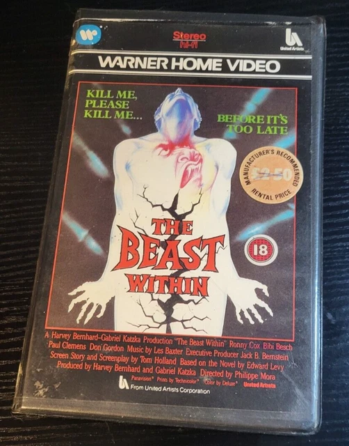 THE BEAST WITHIN - VHS - Warner Home Video £13.49 - PicClick UK