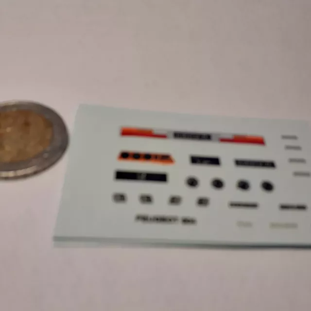 DECALS DECALCOMANIE DECO coffre capot maserati quattroporte III 1/43 ...