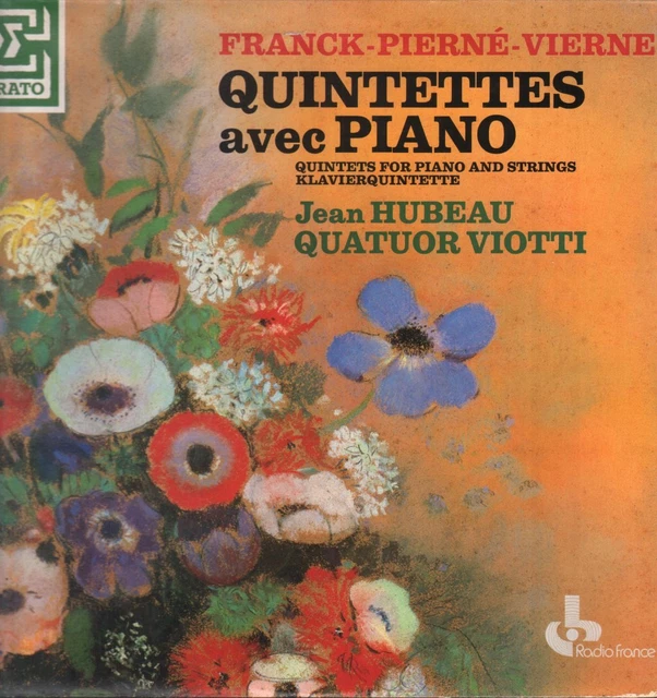 STU715502 JEAN HUBEAU / Quatuor Viotti Franck Pierné Vierne ...