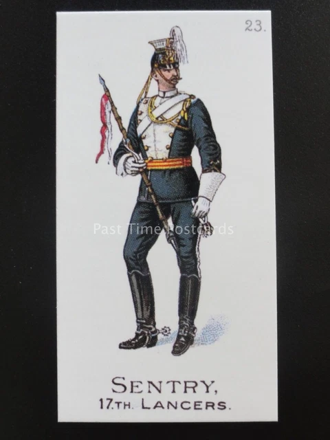 NO.23 17TH LANCERS SENTRY Types of the British Army REPRO Gallaher 1898 ...