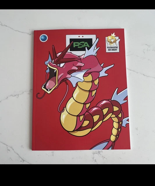 POKÉMON WORLDS 2025 Anaheim Exclusive PSA August Magazine Shiny Gyarados EUR 62,43 - PicClick IT