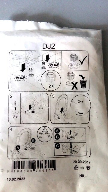 VILLEROY & BOCH Ersatz-Scharniersatz für WC-Sitze DJ2 Ersatzteil EUR 49 ...